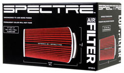 9.5" Spectre Performance Cone Air FIlter with 3", 3.5" and 4" Flange